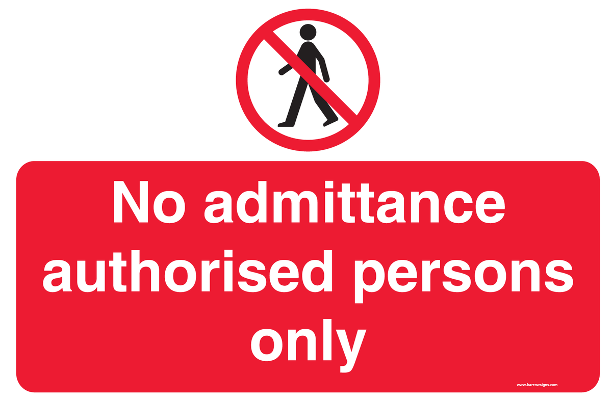 non authorised persons