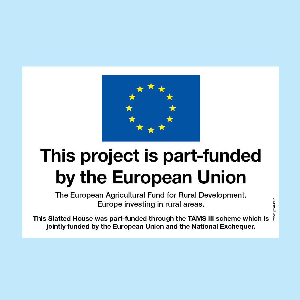EU Funding Acknowledgment Sign
