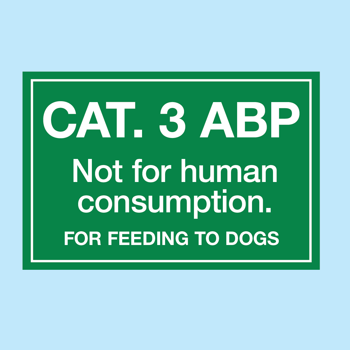 CAT 3 SIGN ABP