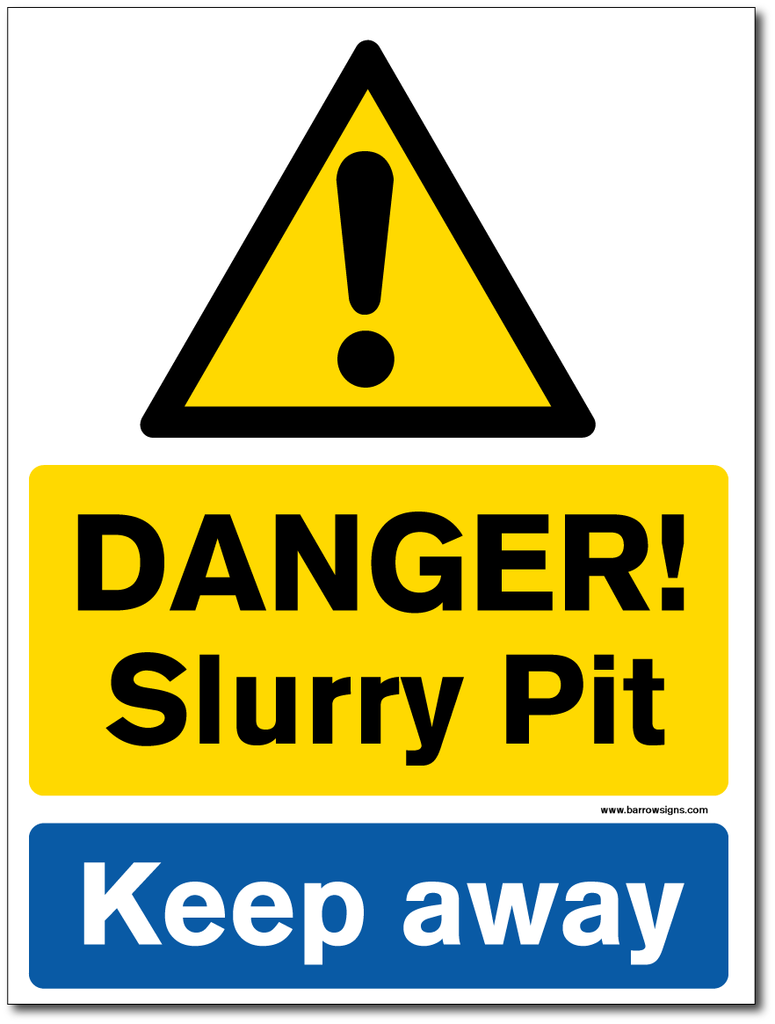Danger Slurry Pit - Keep Away
