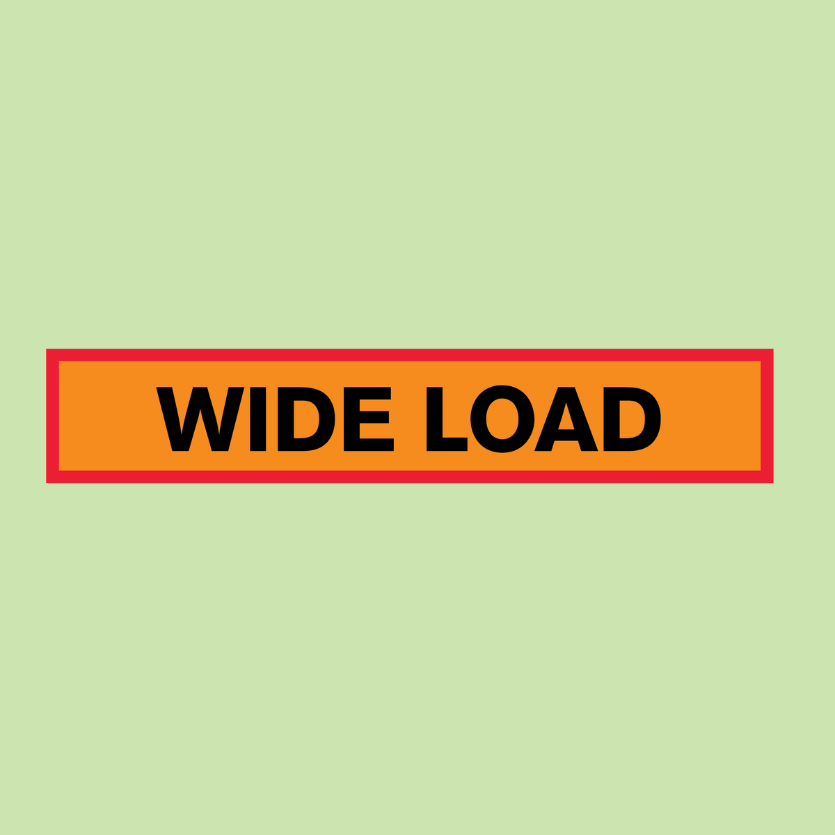 Wide Load Vehicle Marker Board 1260 x 225mm
